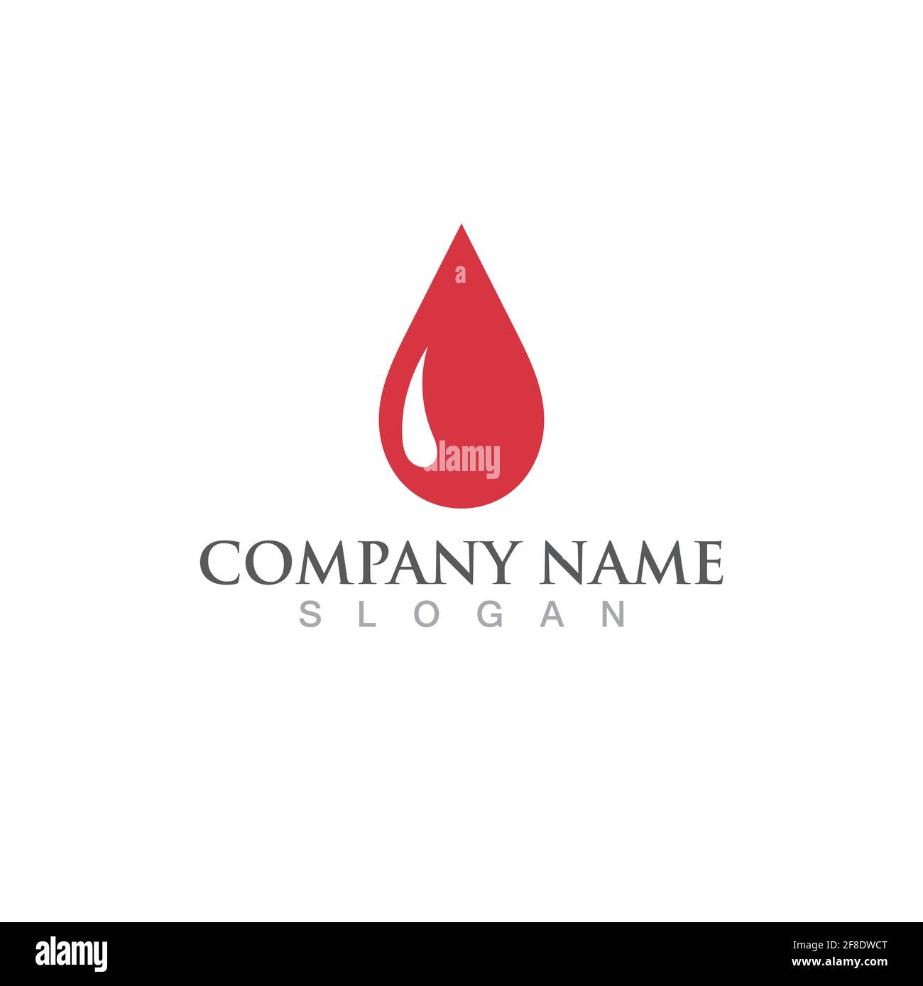 Blood drop logo vector illustration icon Stock Vector Image & Art - Alamy