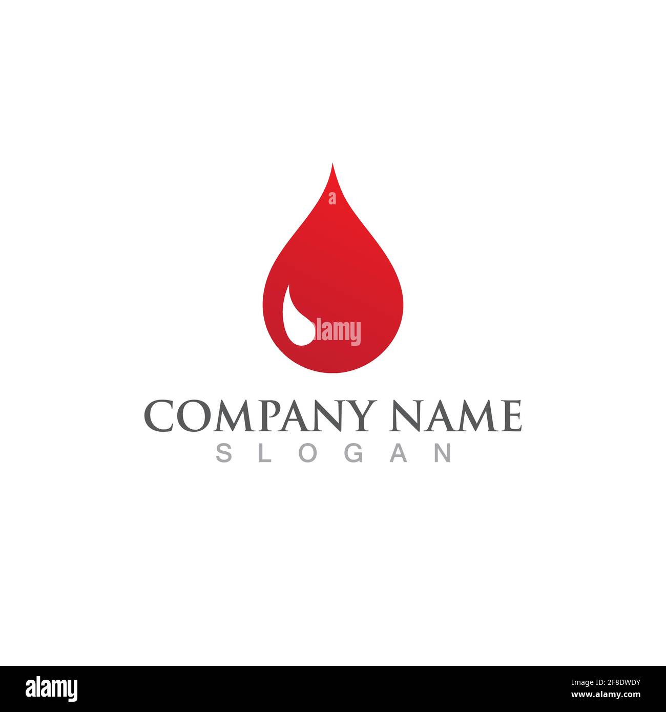 Blood drop logo vector illustration icon Stock Vector Image & Art - Alamy