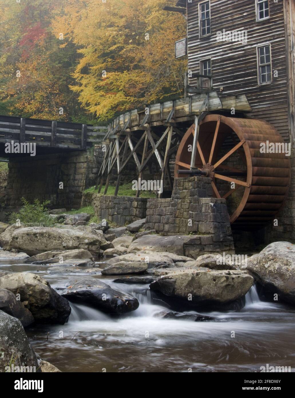West Virginia Grist Mill Stock Photo - Alamy