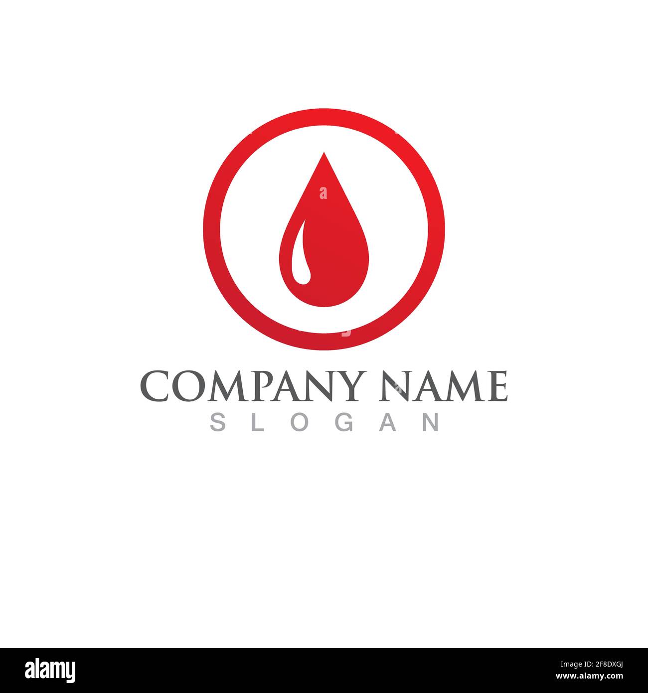 Blood drop logo vector illustration icon Stock Vector Image & Art - Alamy