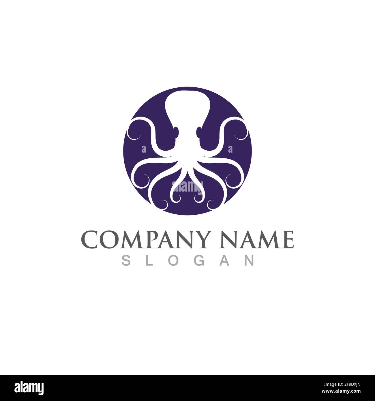 octopus animal logo and symbol icon vector Stock Vector Image & Art - Alamy