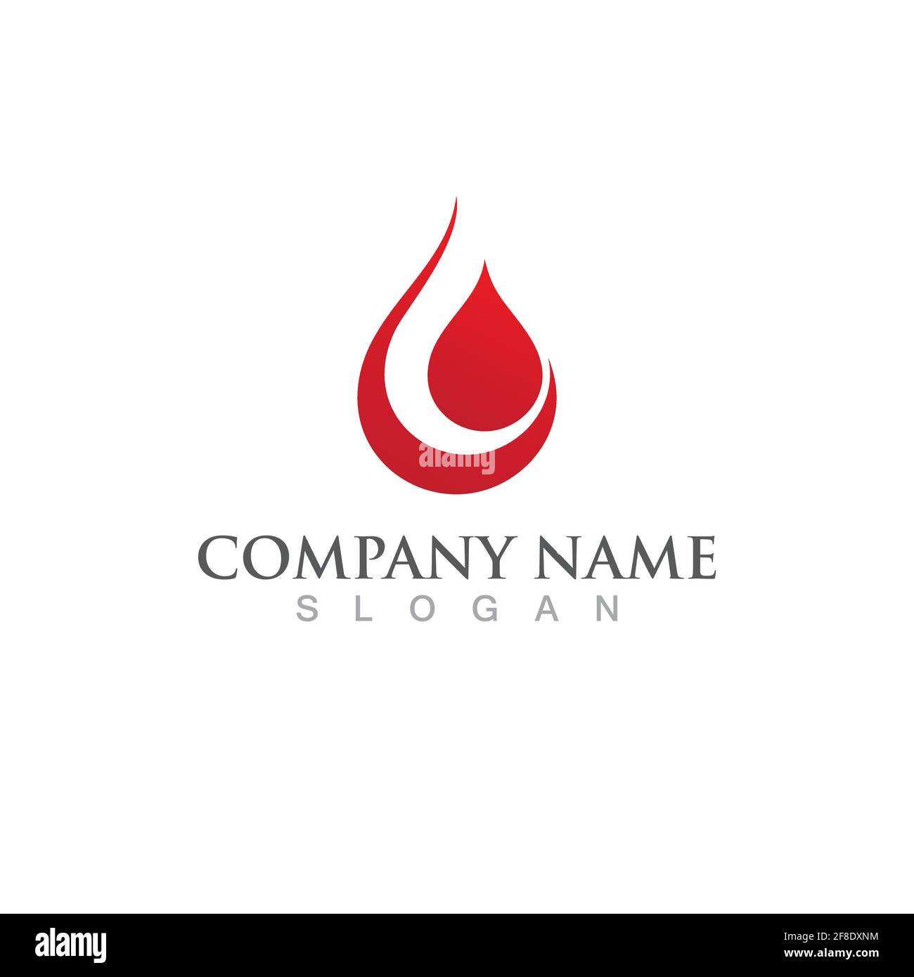 Blood drop logo vector illustration icon Stock Vector Image & Art - Alamy