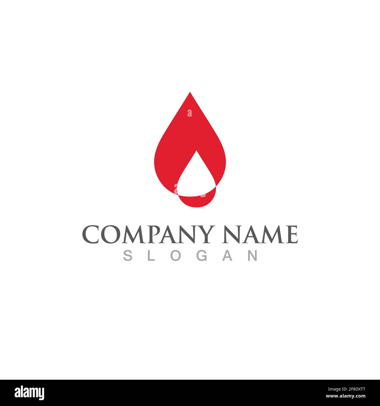 Blood drop logo vector illustration icon Stock Vector Image & Art - Alamy