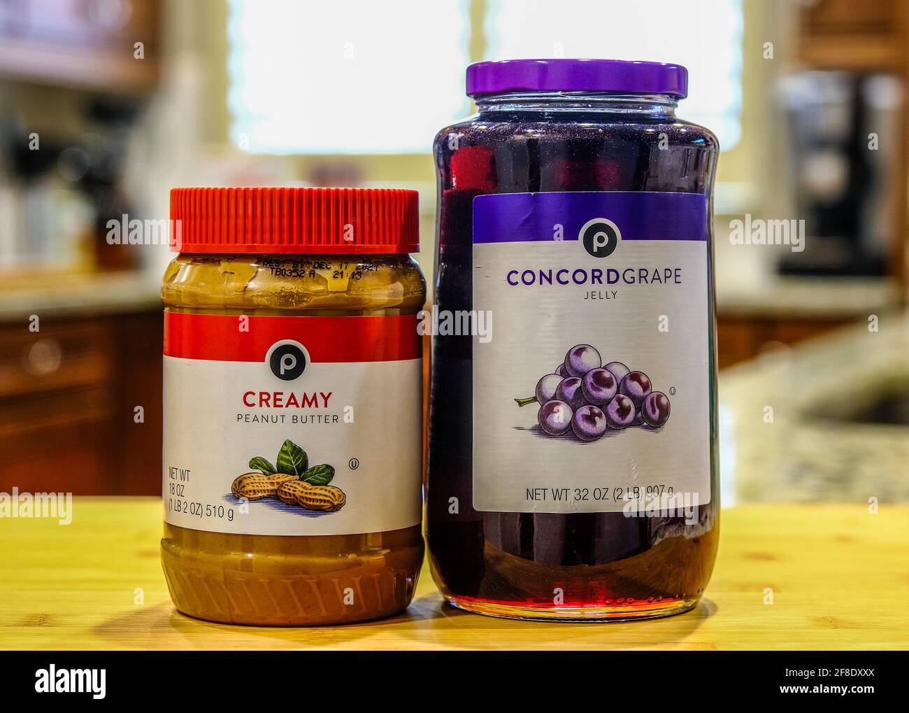 Peanut Butter and Jelly Stock Photo - Alamy