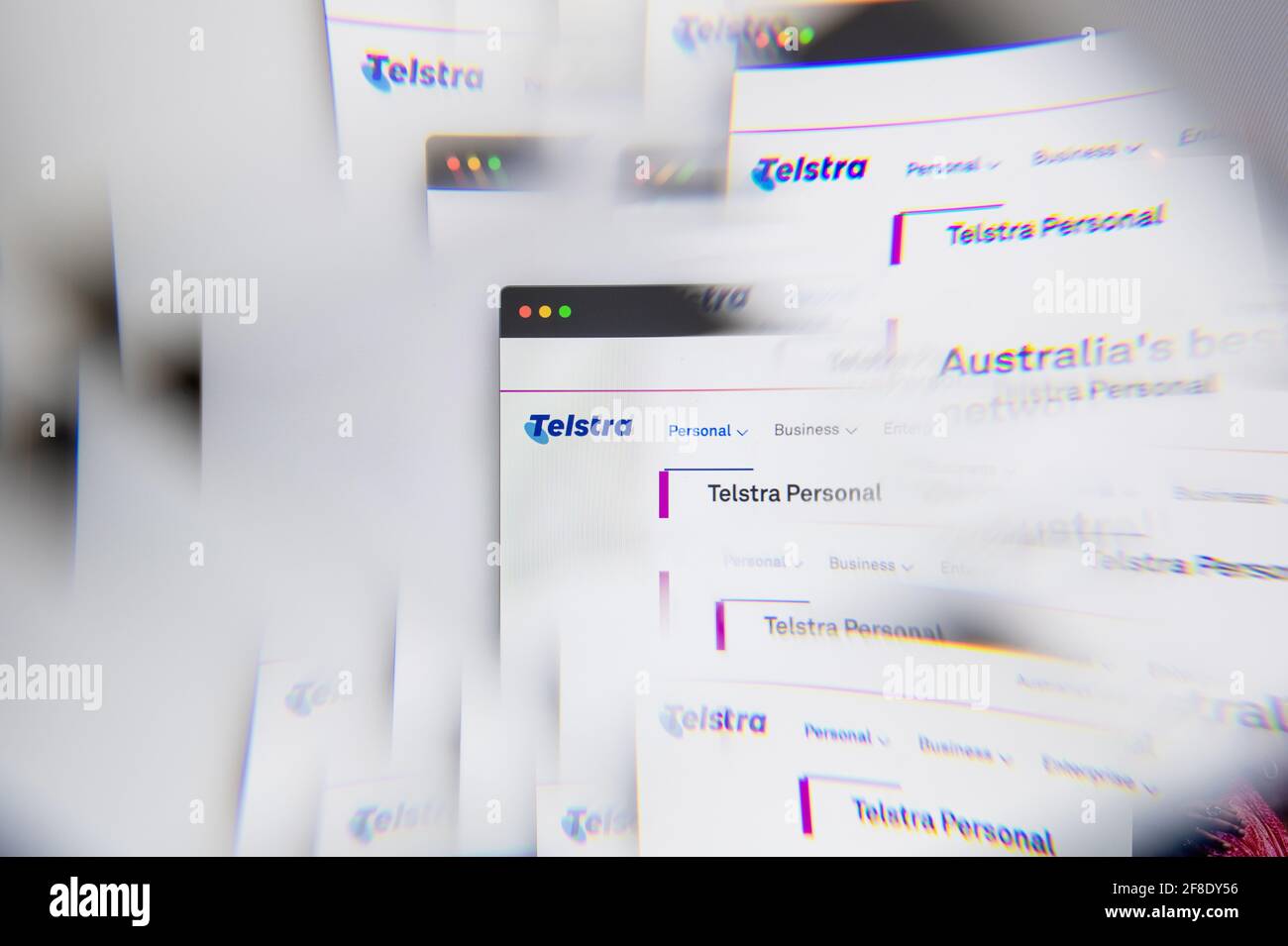 Telstra logo hi-res stock photography and images - Alamy