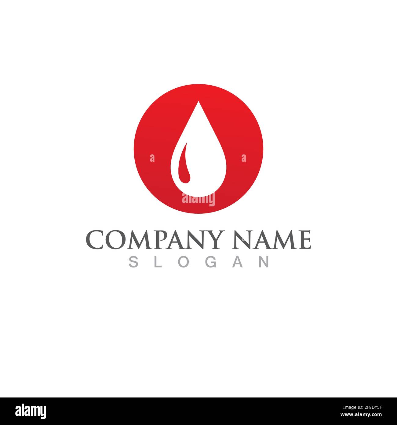Blood drop logo vector illustration icon Stock Vector Image & Art - Alamy