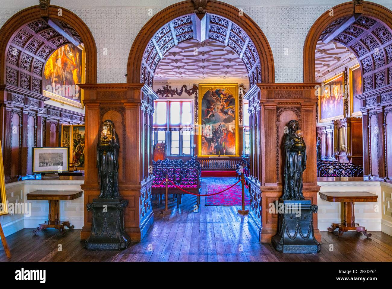 Burghley house interior hi-res stock photography and images - Alamy