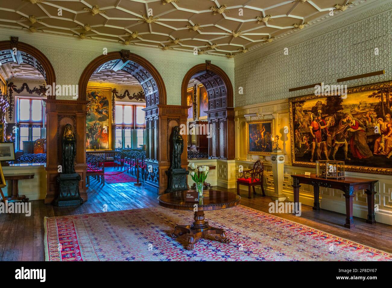 Burghley house interior hi-res stock photography and images - Alamy