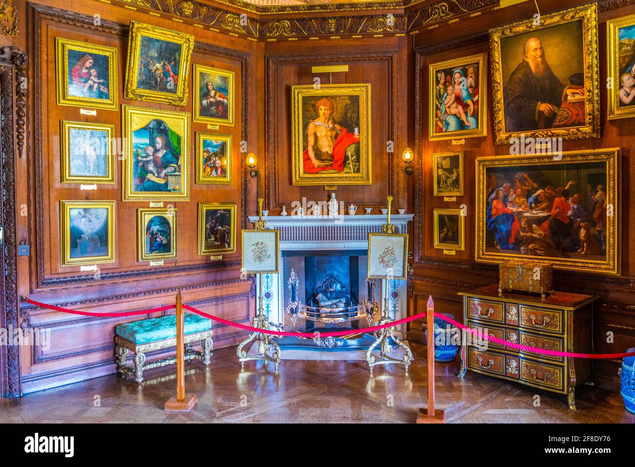 Burghley house interior hi-res stock photography and images - Alamy
