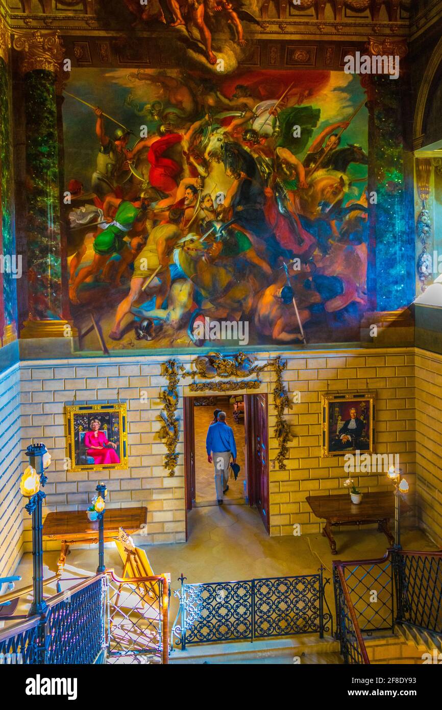Burghley house interior hi-res stock photography and images - Alamy