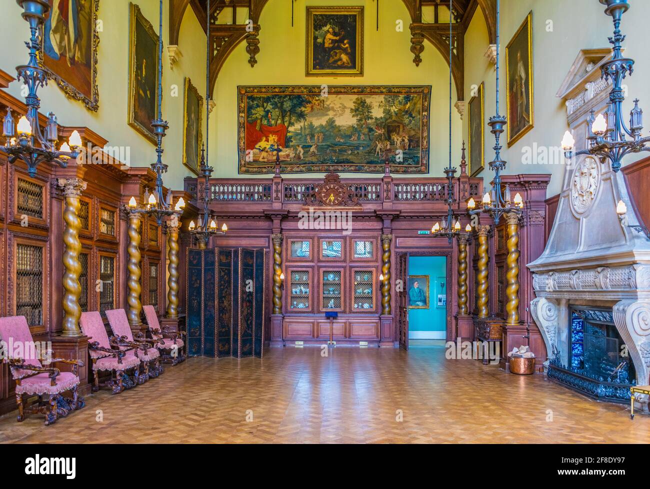 Burghley house interior hi-res stock photography and images - Alamy