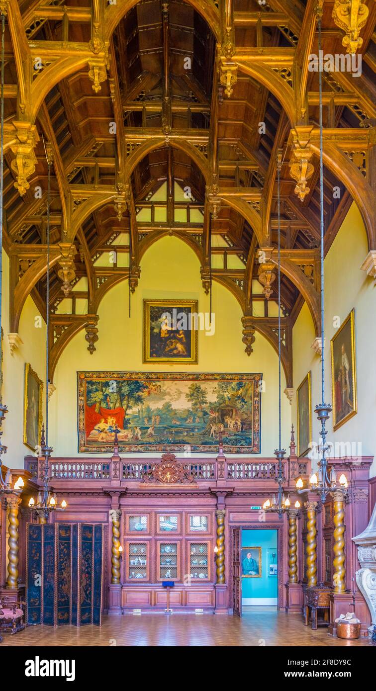 Burghley house interior hi-res stock photography and images - Alamy