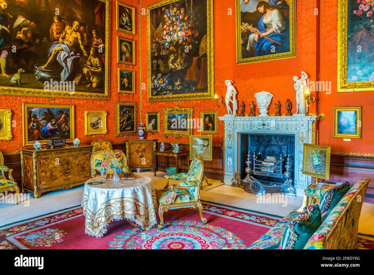 Burghley house interior hi-res stock photography and images - Alamy