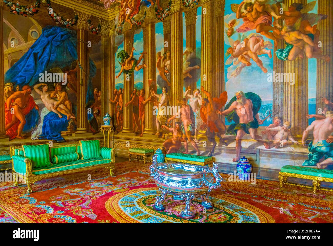 Burghley house interior hi-res stock photography and images - Alamy