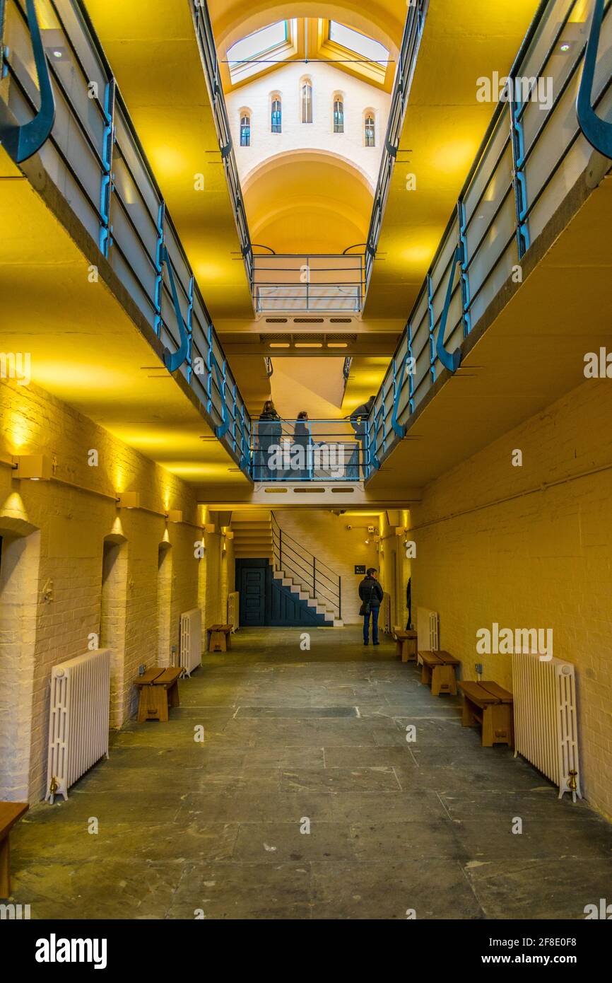 LINCOLN, UNITED KINGDOM, APRIL 10, 2017: Interior of the lincoln castle ...