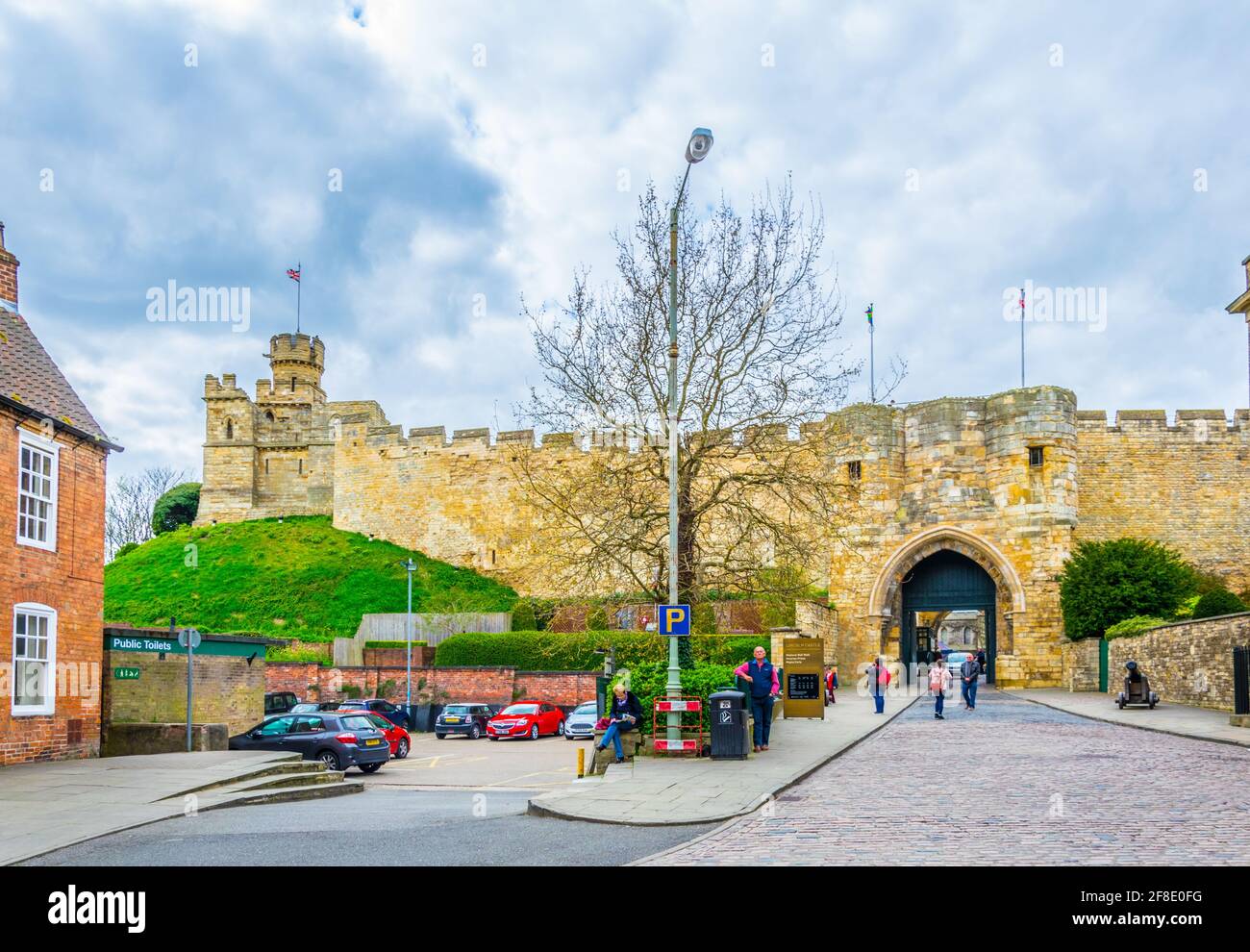 Entering castle tower hi-res stock photography and images - Alamy