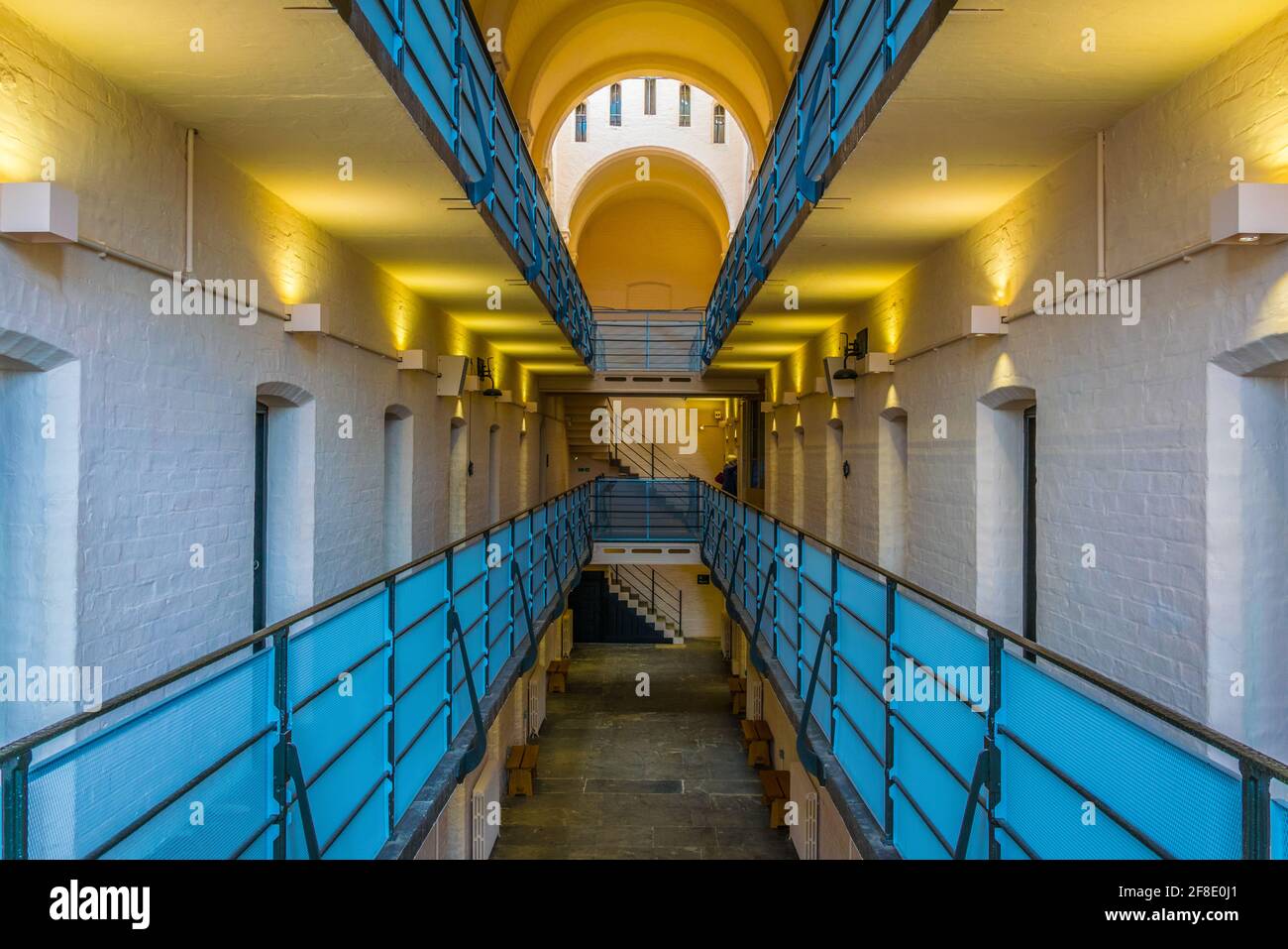 LINCOLN, UNITED KINGDOM, APRIL 10, 2017: Interior of the lincoln castle ...