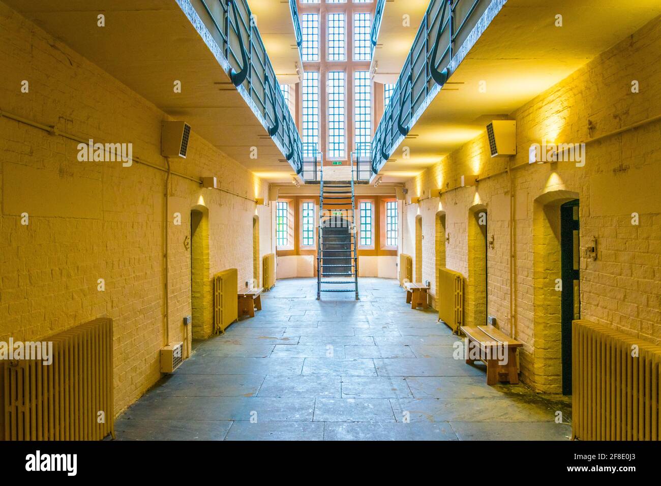 LINCOLN, UNITED KINGDOM, APRIL 10, 2017: Interior of the lincoln castle ...