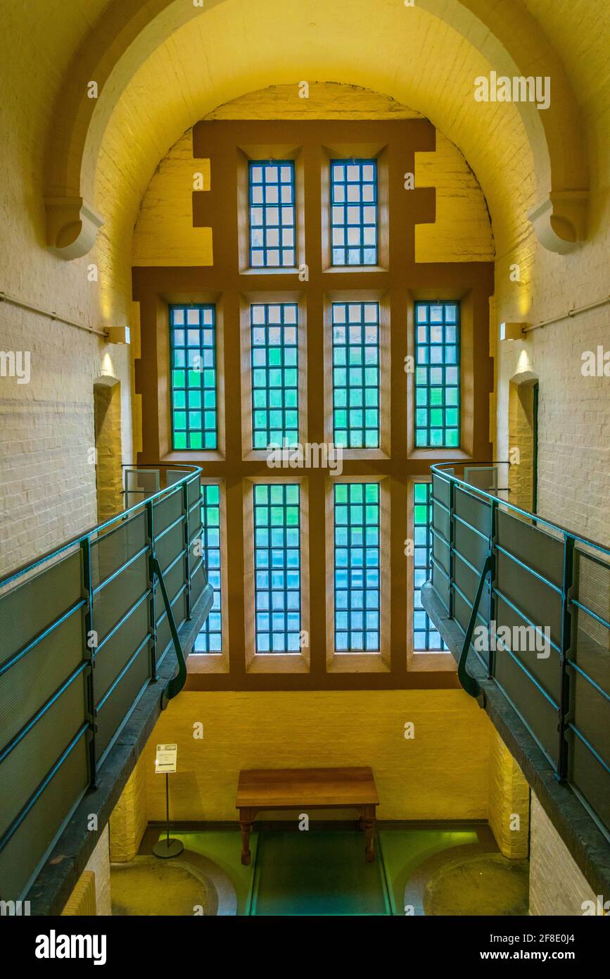 LINCOLN, UNITED KINGDOM, APRIL 10, 2017: Interior of the lincoln castle ...