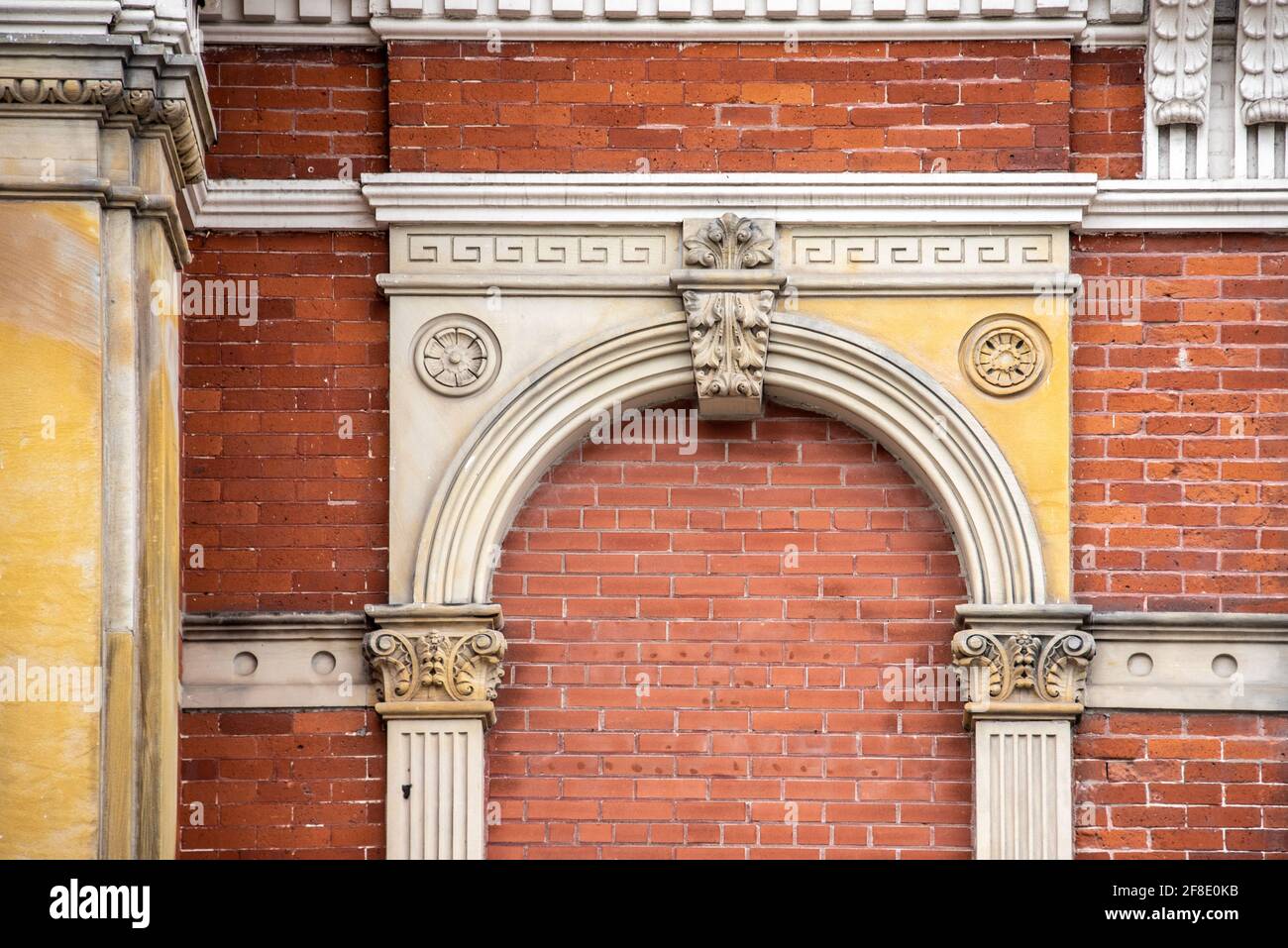 James Cooper House. Exterior architectural features of the famous place ...