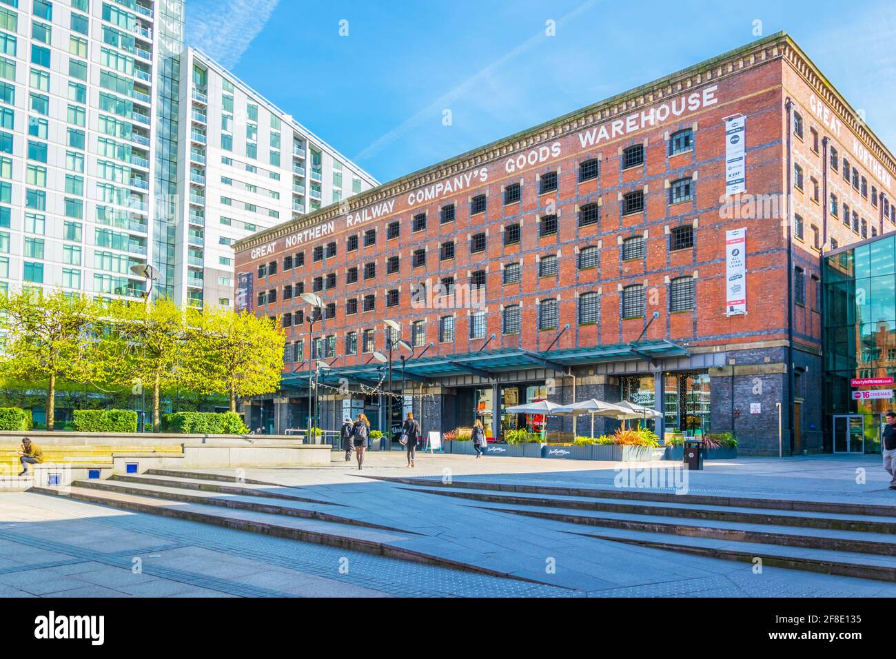 MANCHESTER, UNITED KINGDOM, APRIL 11, 2017: View of the Great northern ...