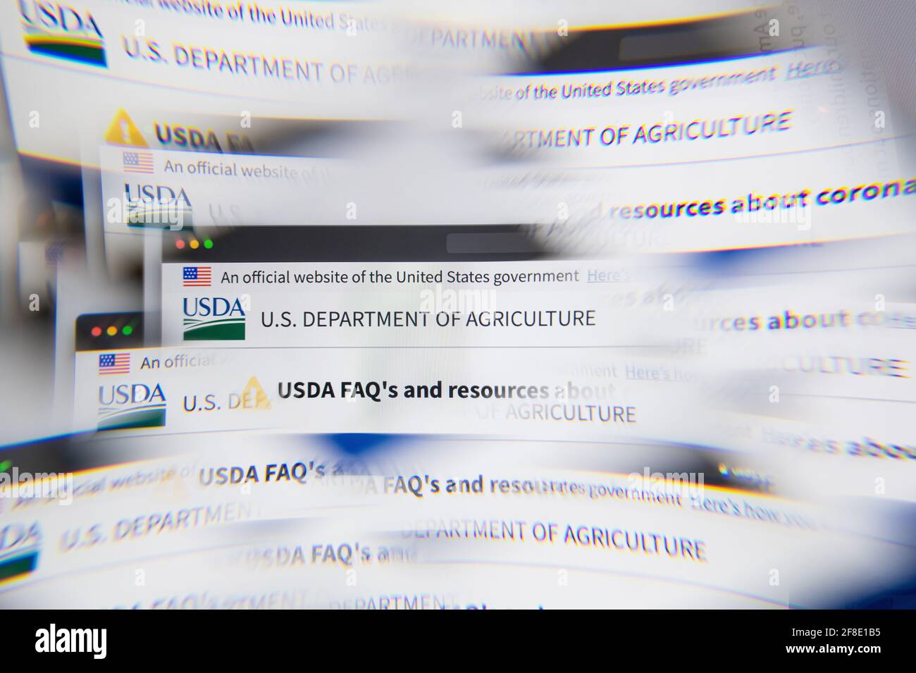 Usda logo hi-res stock photography and images - Alamy
