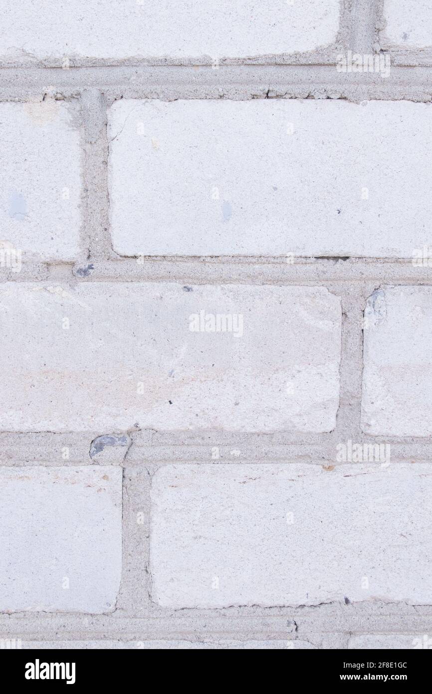 Old white brick wall. Close-up. Horizontal view. abstract Background ...