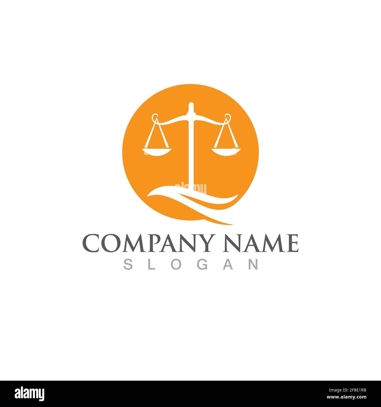 justice law Logo Template vector illsutration design Stock Vector Image ...