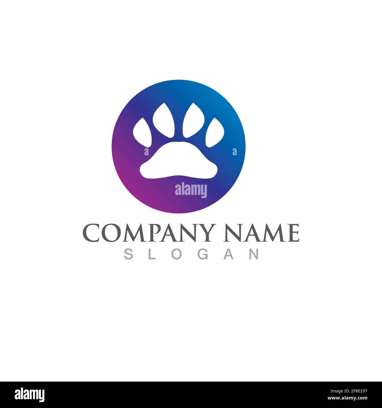Dog Footprint Stock Vector Images - Alamy