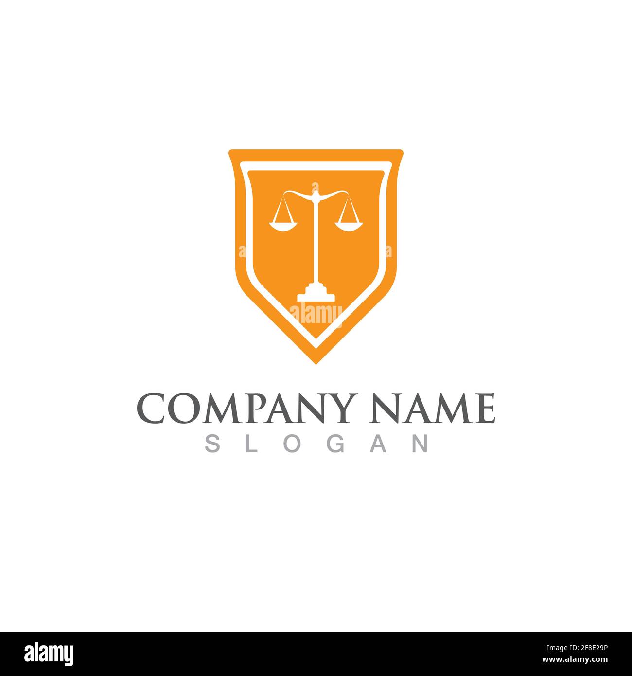 justice law Logo Template vector illsutration design Stock Vector Image ...