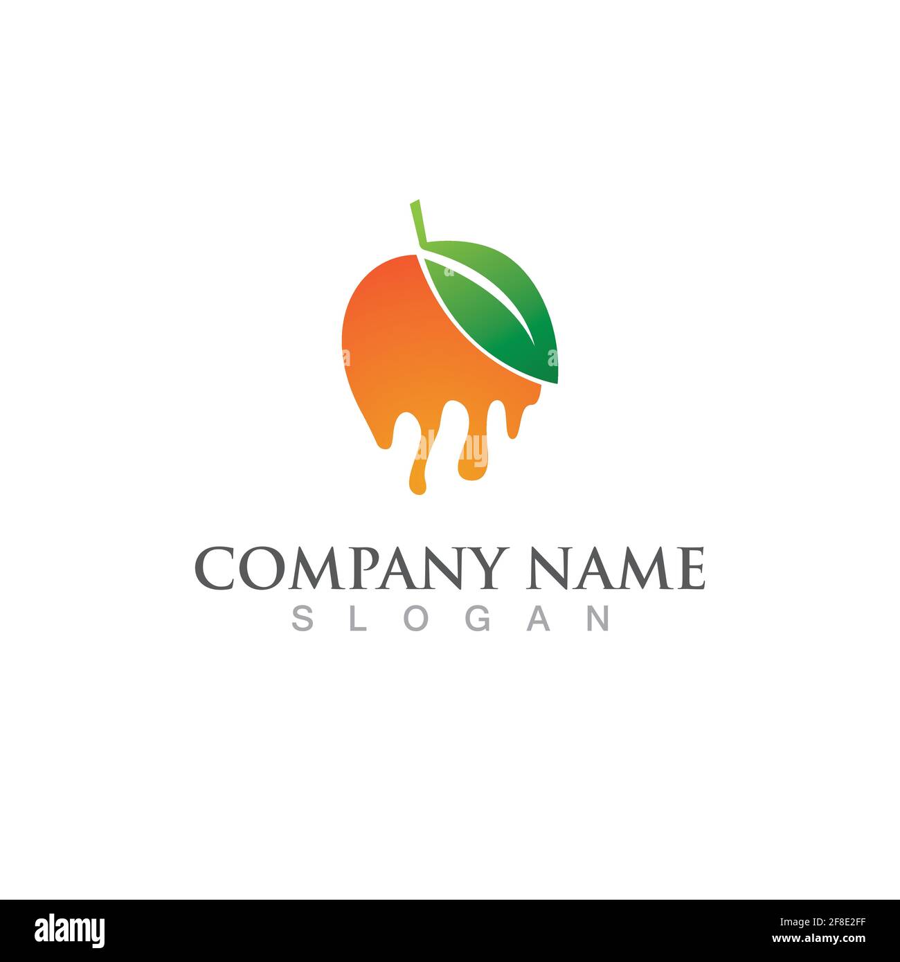 mango fruit logo and symbol vector Stock Vector Image & Art - Alamy