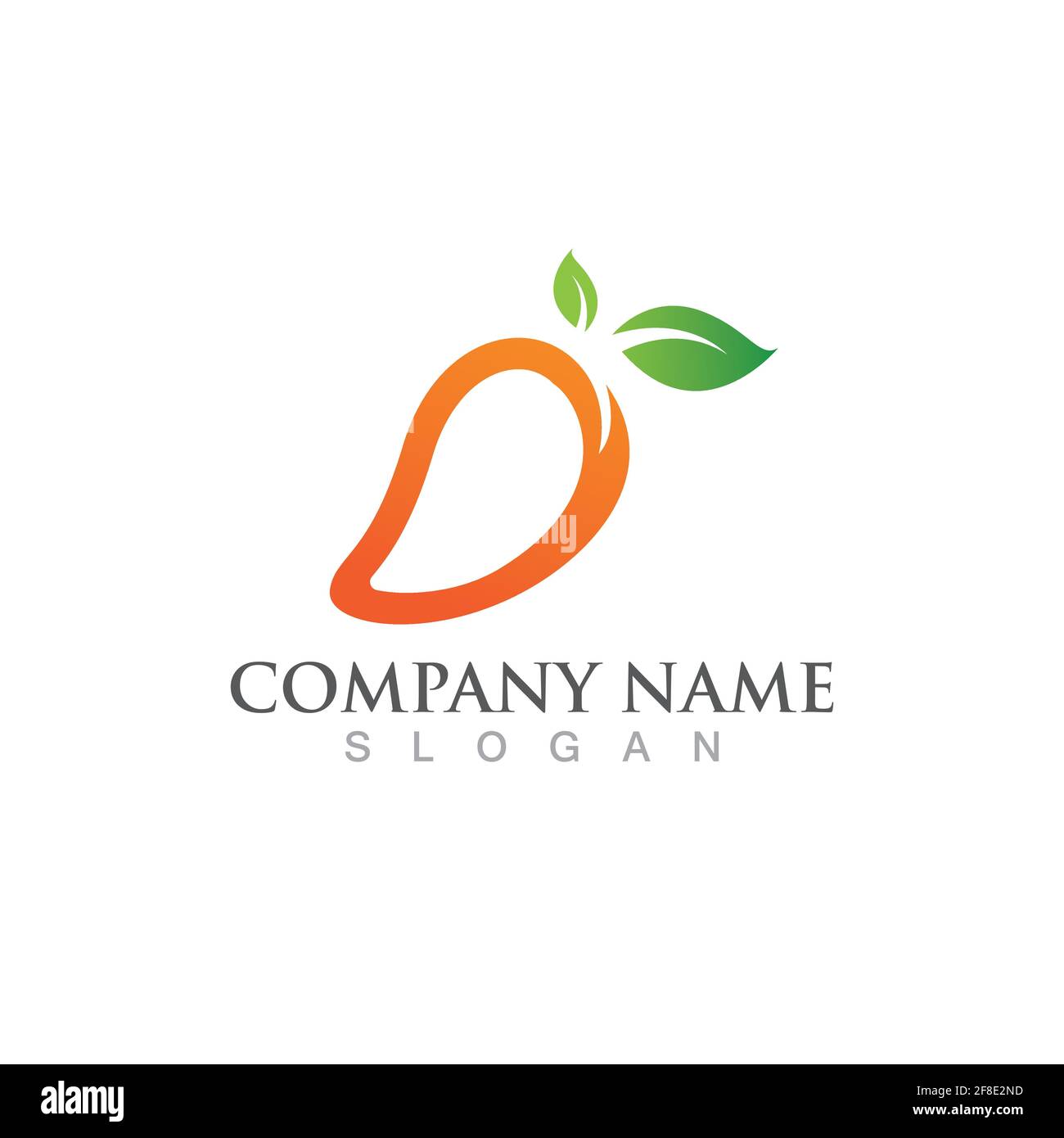 mango fruit logo and symbol vector Stock Vector Image & Art - Alamy