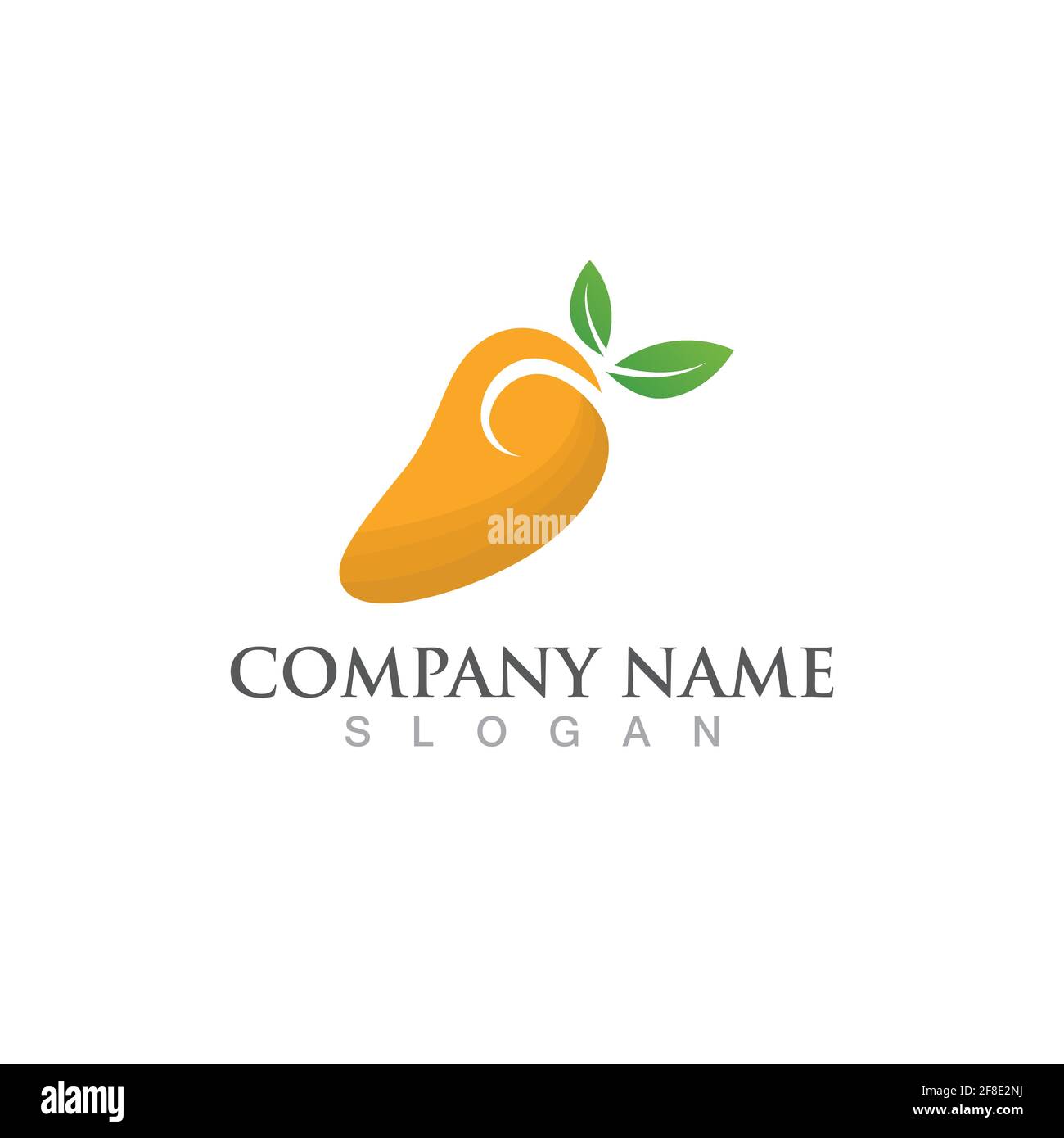 mango fruit logo and symbol vector Stock Vector Image & Art - Alamy