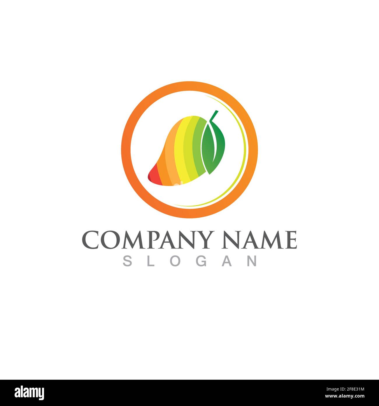 mango fruit logo and symbol vector Stock Vector Image & Art - Alamy