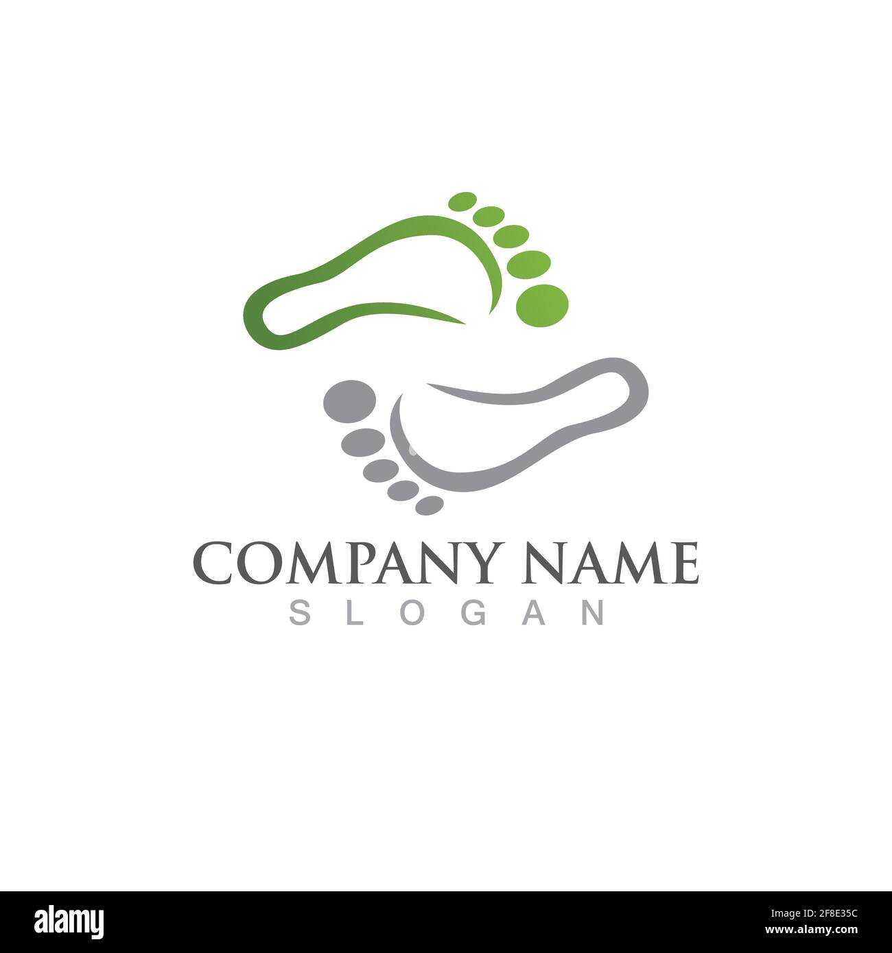 Footprint of a shoe Stock Vector Images - Alamy