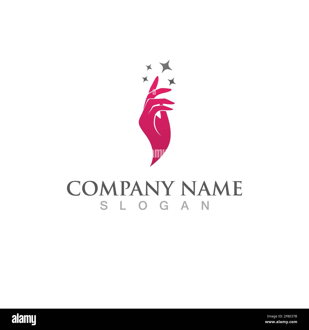 Hand magic logo and symbol vector Stock Vector Image & Art - Alamy