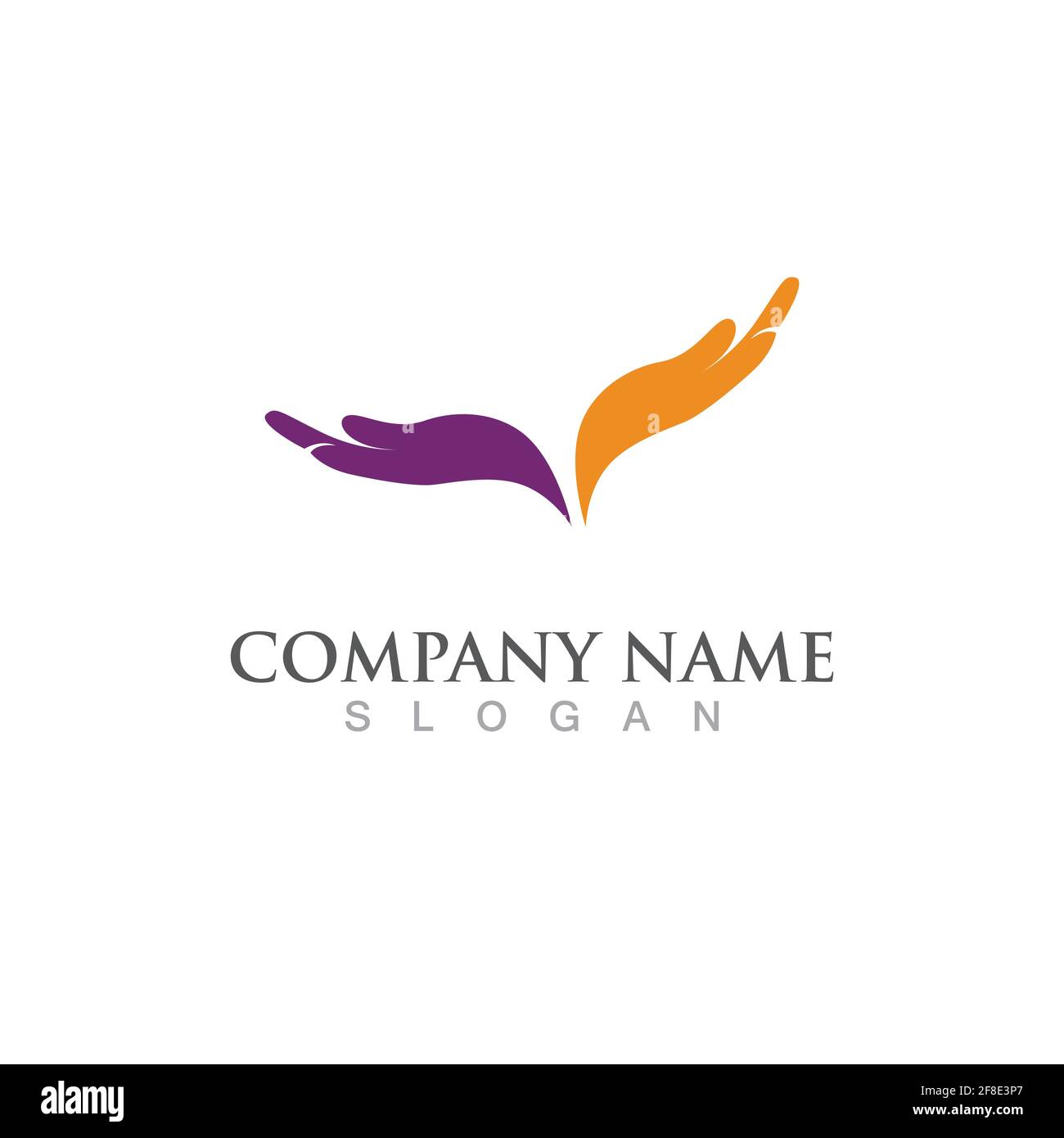 Hand logo and symbol vector Stock Vector Image & Art - Alamy