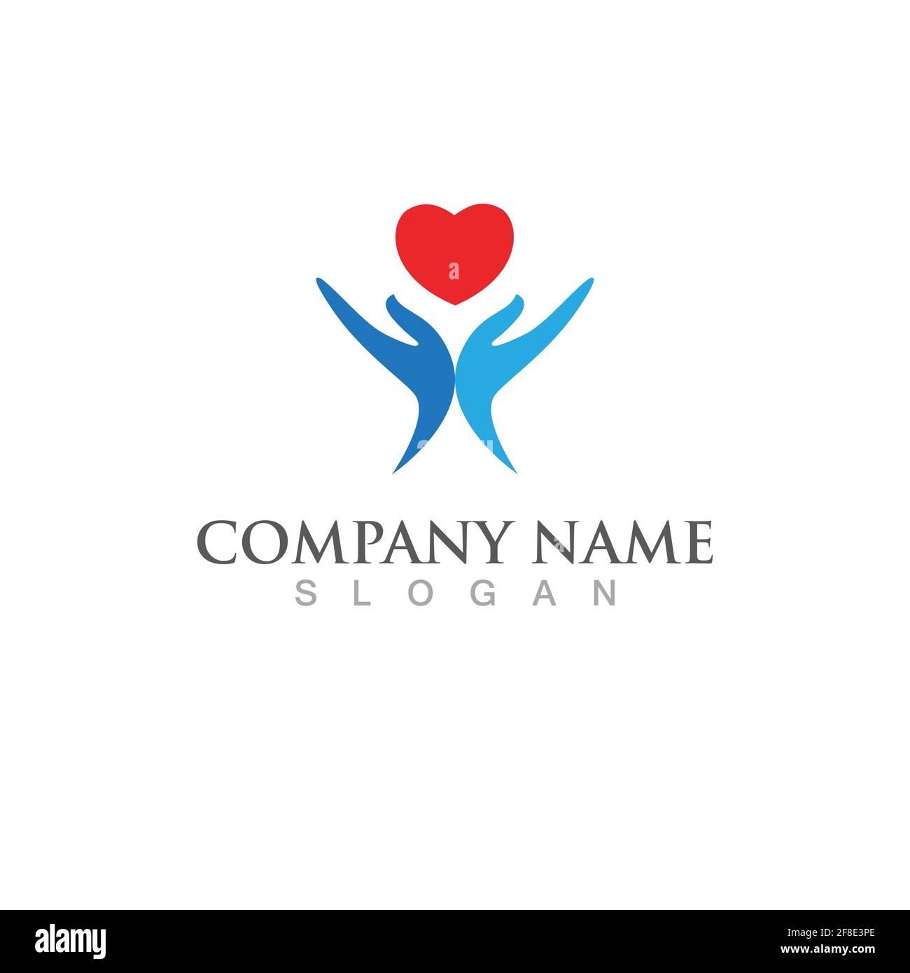Hand hope logo and symbol vector Stock Vector Image & Art - Alamy