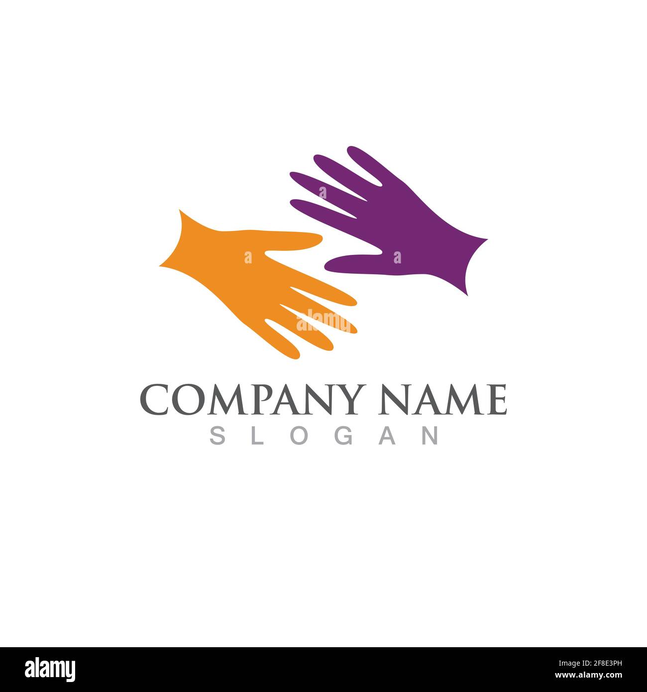 Hand logo and symbol vector Stock Vector Image & Art - Alamy