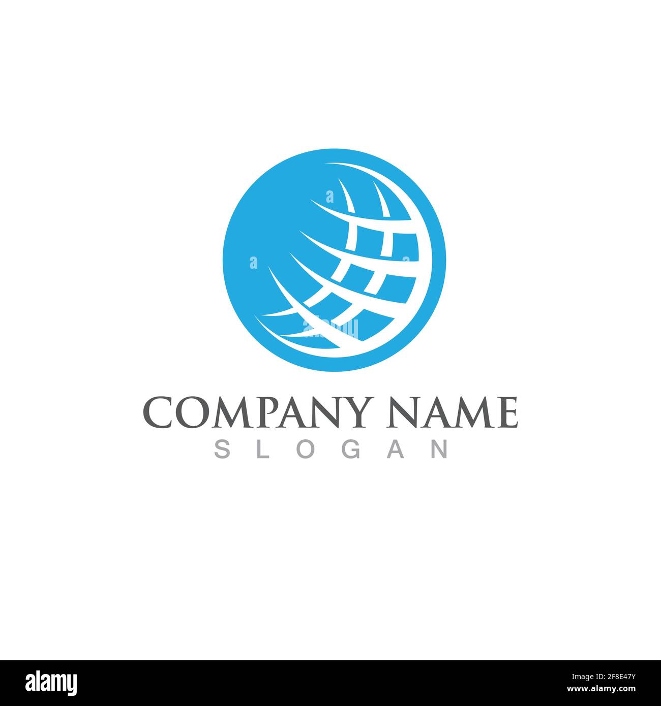 Globe world circle logo and symbol vector icon Stock Vector Image & Art ...