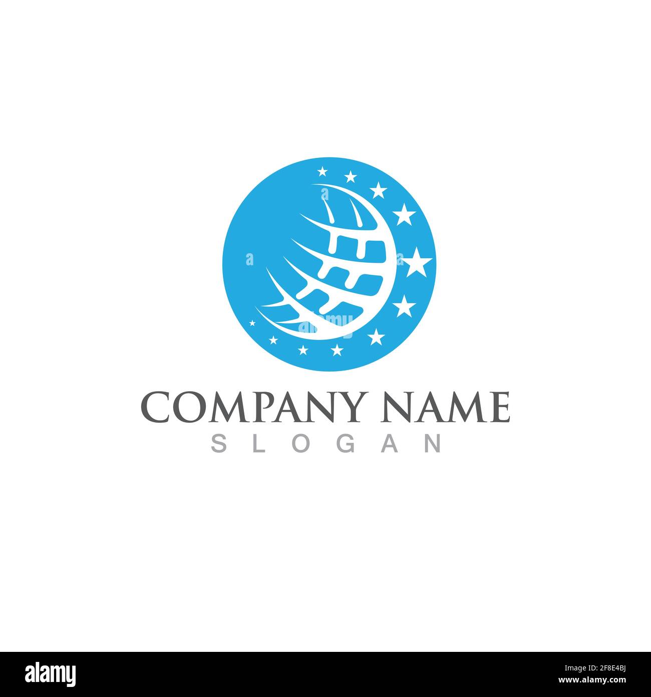 Globe world circle logo and symbol vector icon Stock Vector Image & Art ...