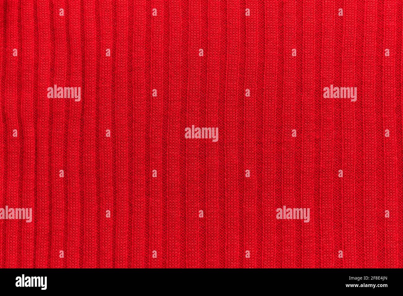 detail of a piece of a red wool fabric with stripes Stock Photo - Alamy