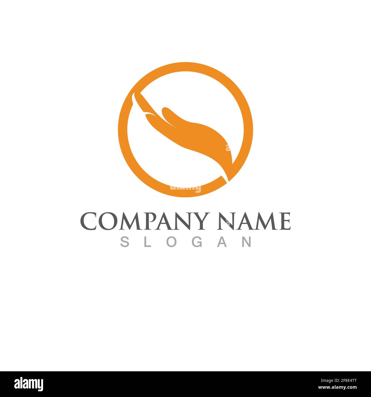 Hand logo and symbol vector Stock Vector Image & Art - Alamy