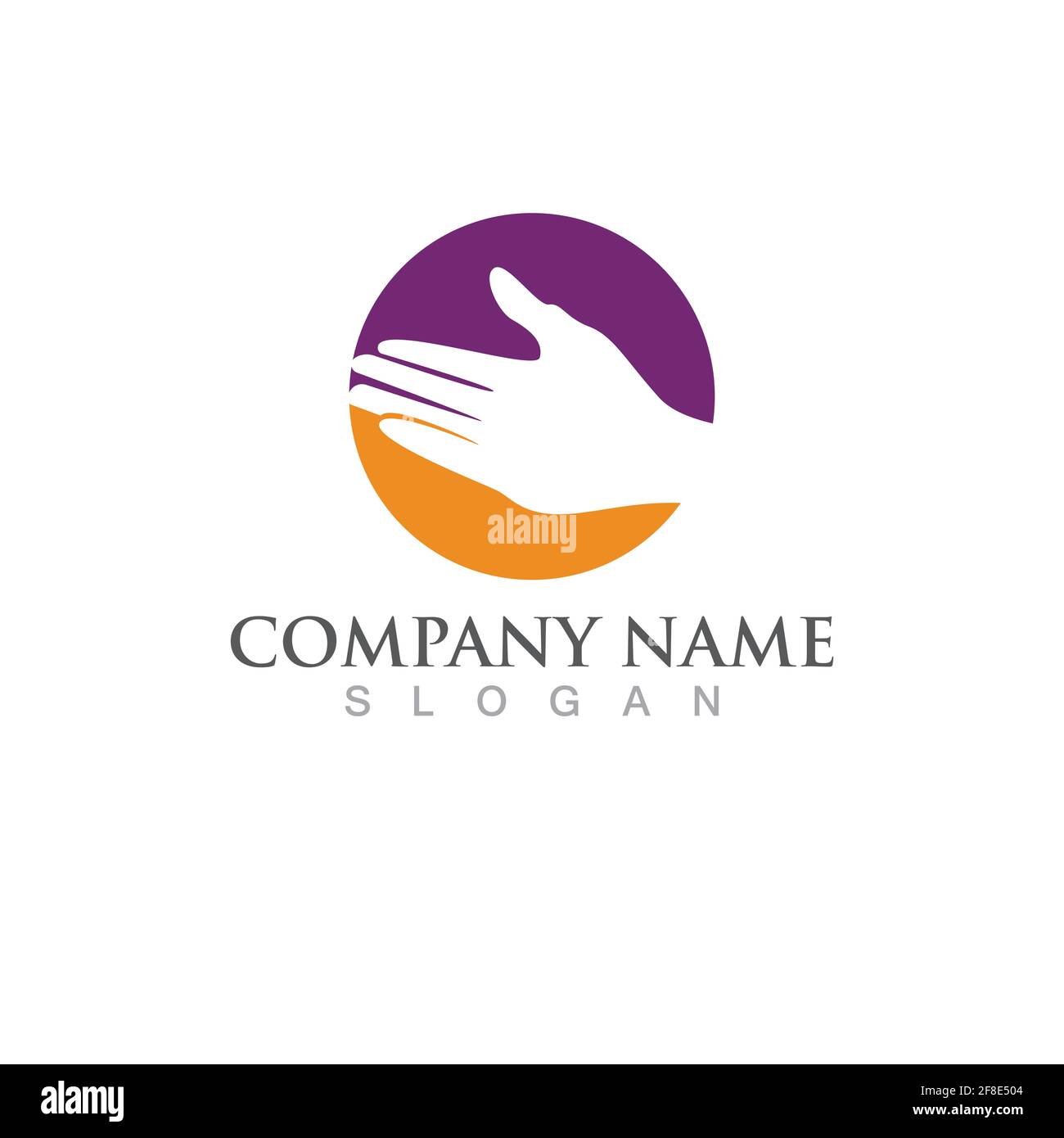Hand logo and symbol vector Stock Vector Image & Art - Alamy
