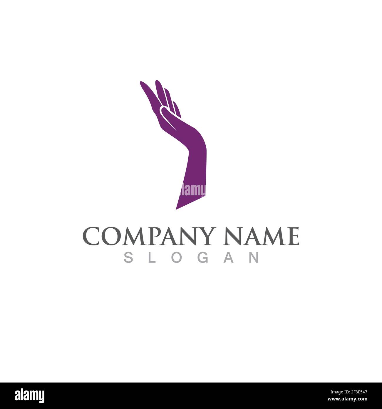 Hand logo and symbol vector Stock Vector Image & Art - Alamy