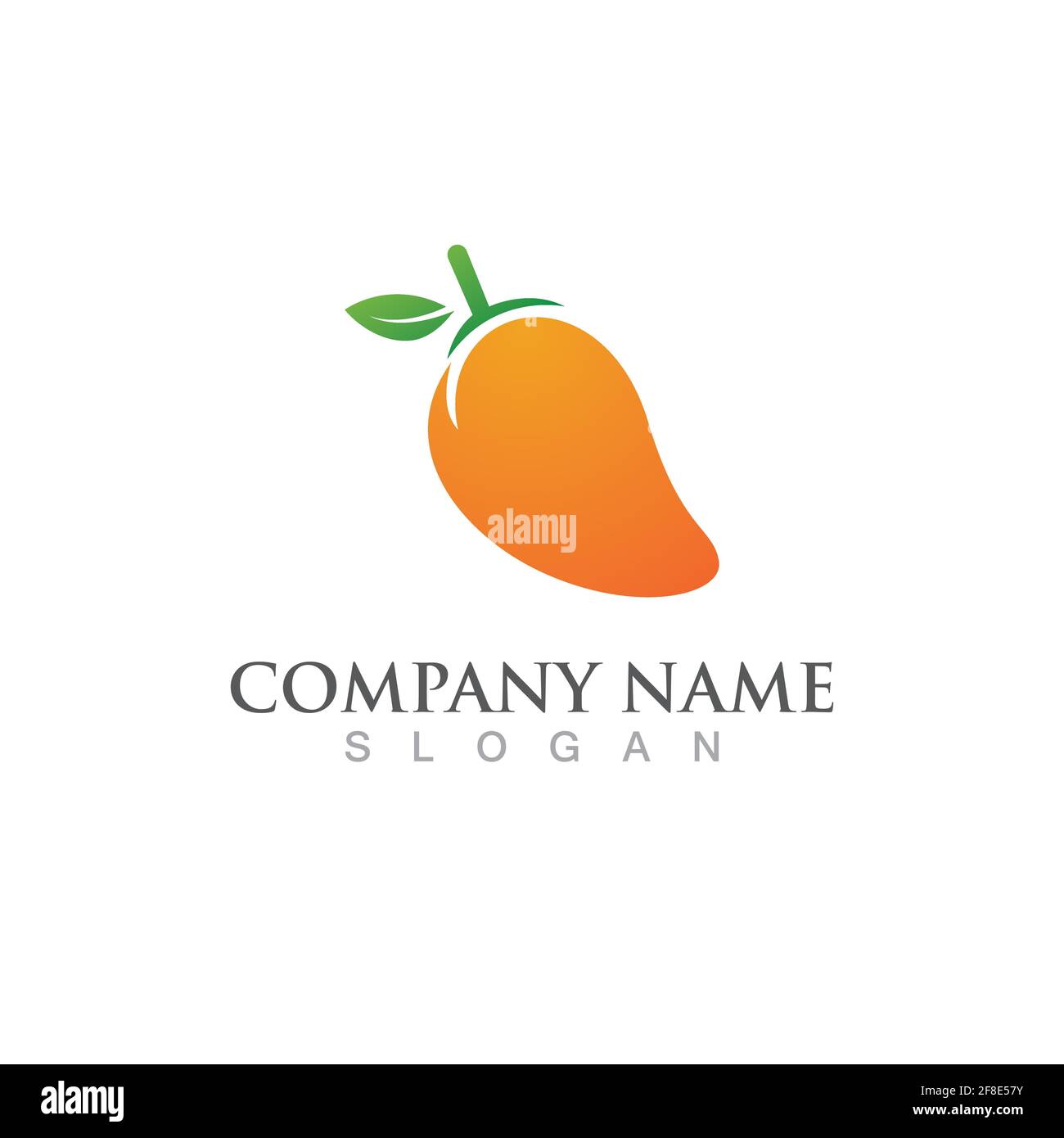 mango fruit logo and symbol vector Stock Vector Image & Art - Alamy