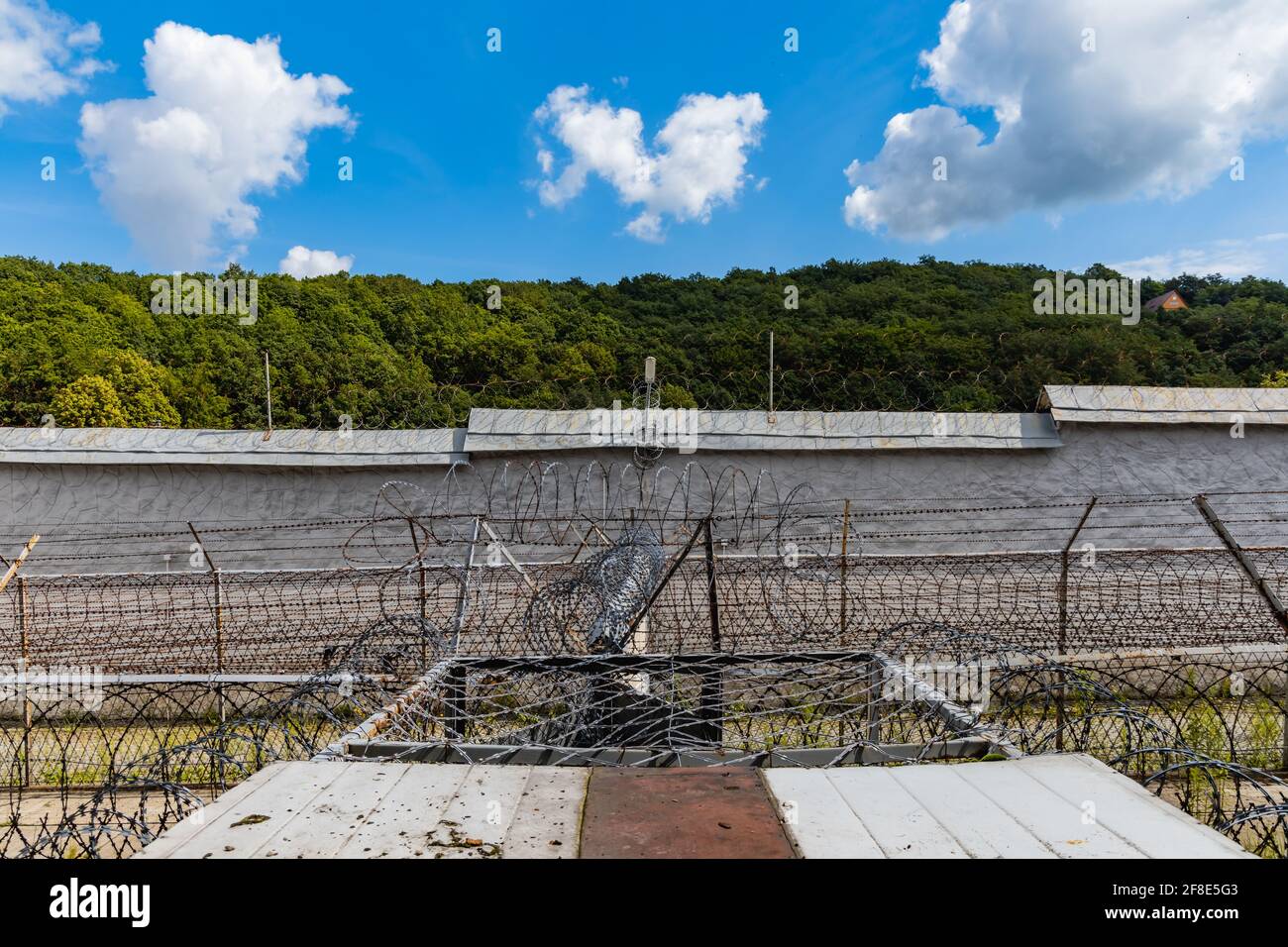 Walbrzych, Poland - June 15 2020: Heart shape cloud over trees next to ...