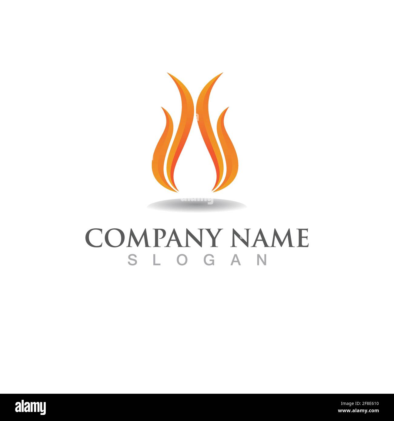 Fire vector illustration design template Stock Vector Image & Art - Alamy