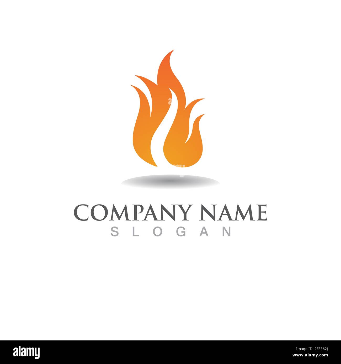 Fire vector illustration design template Stock Vector Image & Art - Alamy