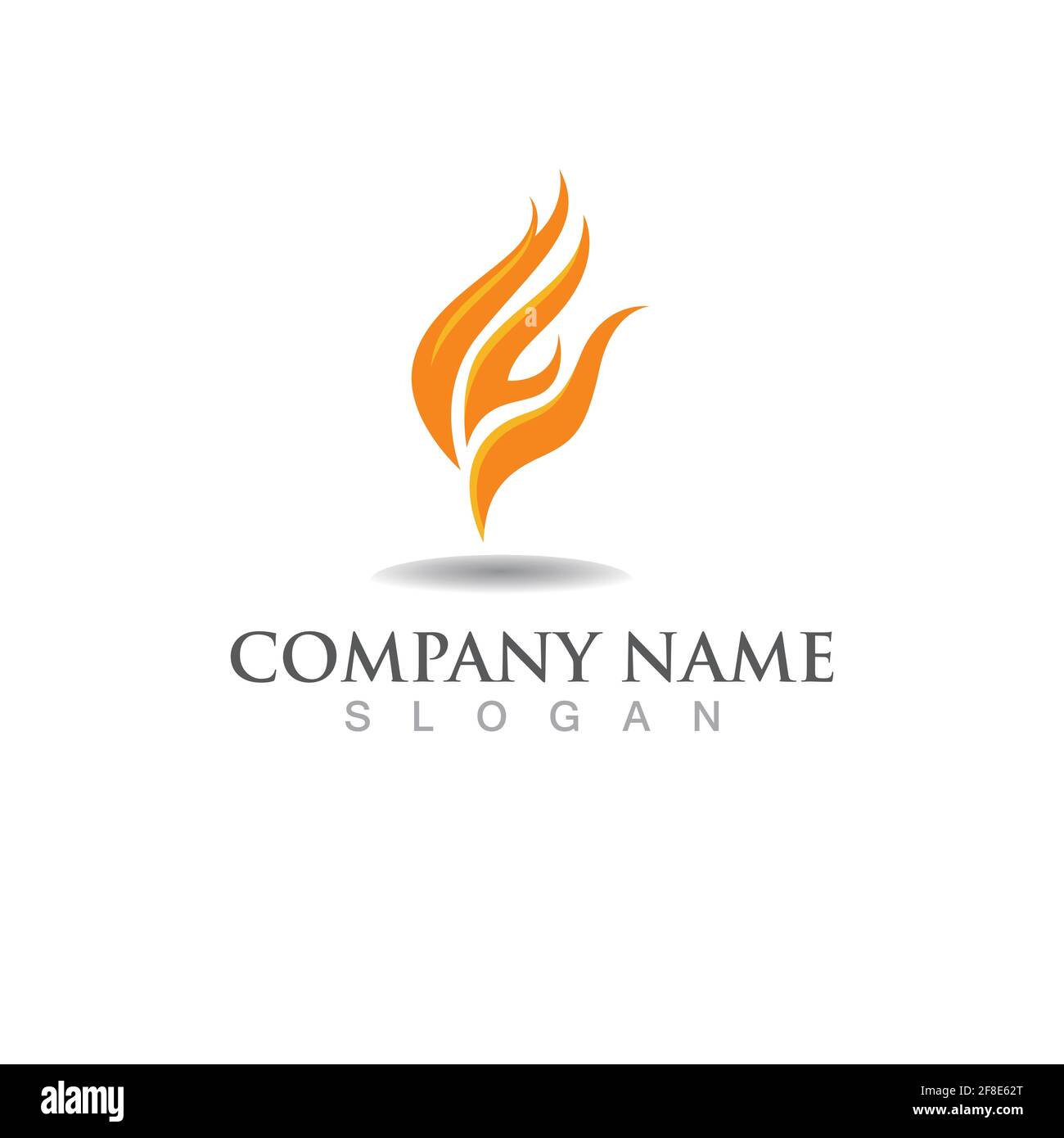 Fire vector illustration design template Stock Vector Image & Art - Alamy